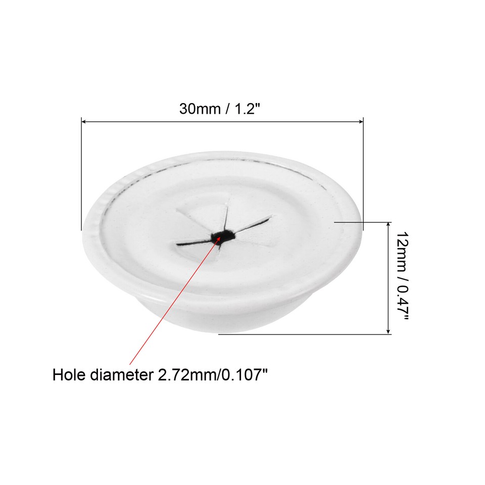 30mm Insulation Dome Caps, 30pcs Insulation Cap Washers Galvanized Iron ...