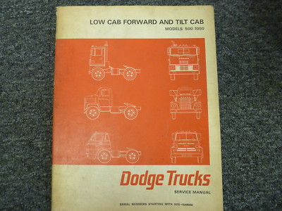 1966 Dodge C500 C600 C700 C800 C900 C1000 CT700 Truck Shop Service ...
