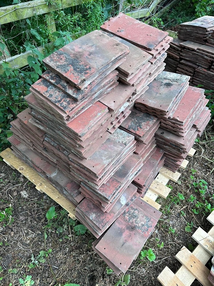 Reclaimed Clay Roof Tiles - approx 2000 available - £0.80 per tile ...