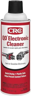 Electronic Contact Cleaner Spray Best Quick Drying Fix CRC QD Corrosion ...