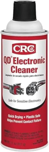 Electronic Contact Cleaner Spray Best Quick Drying Fix CRC QD Corrosion ...