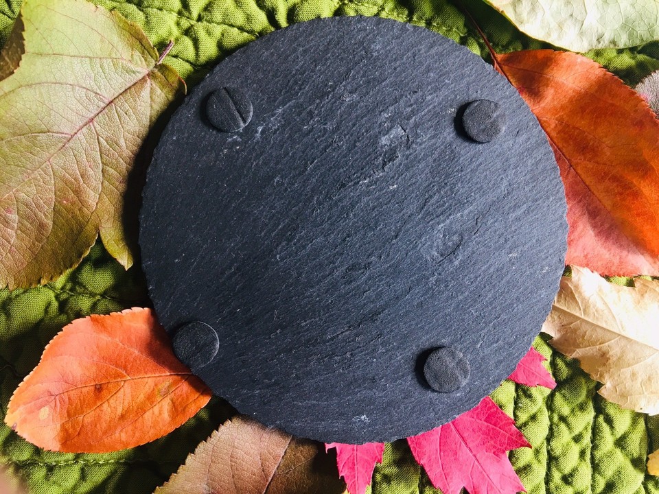 hand painted rocks, Welcome Fall , Slate Stone Coaster, Home Decor ...