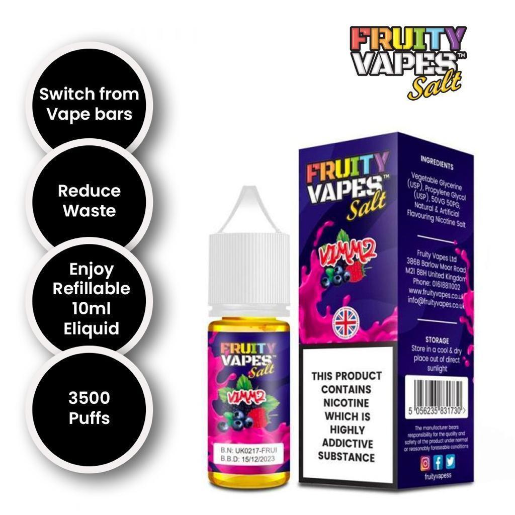 Fruity Vape Nic Salt 10ml Vape E Liquid 10mg|20mg Vape Juice 50/50 VG ...