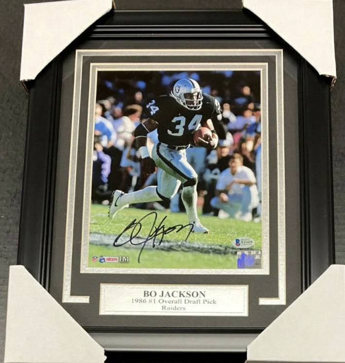 Bo Jackson Autographed Memorabilia | Signed Photo, Jersey, Collectibles ...