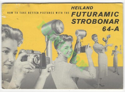 Vintage Honeywell Heiland Futuramic Strobonar 64-A Instruction Manual ...