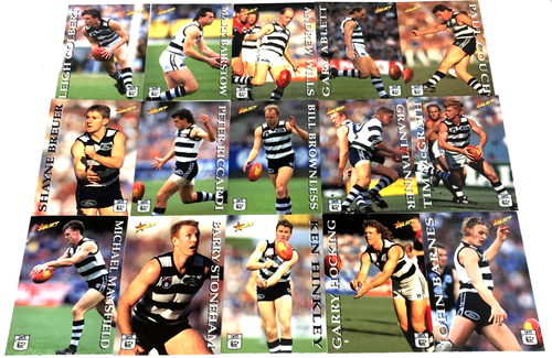 1995 SELECT AFL ULTIMATE SERIES 1 CARD FULL BASE CARD TEAM SET-GEELONG ...