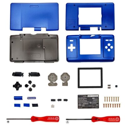 Replacement Housing for Original Nintendo DS Shell Screen Tools Blue ...