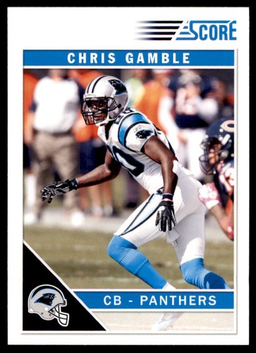 2011 Score Chris Gamble Carolina Panthers #39 1092 | eBay