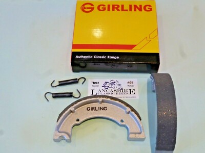 90-5719 BSA BANTAM D7 D10 D14 B175 BRAKE SHOES FRONT OR REAR & SPRINGS ...
