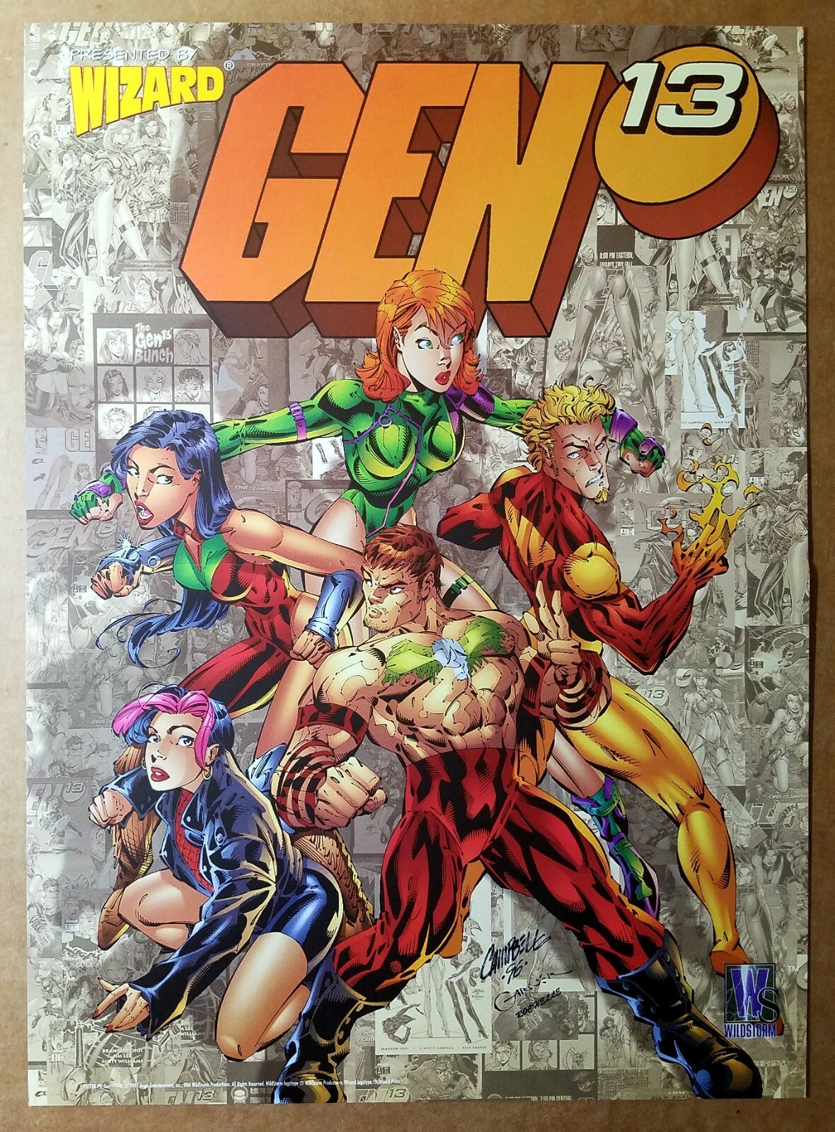 Gen13 WildStorm Comic Poster by J Scott Campbell | eBay