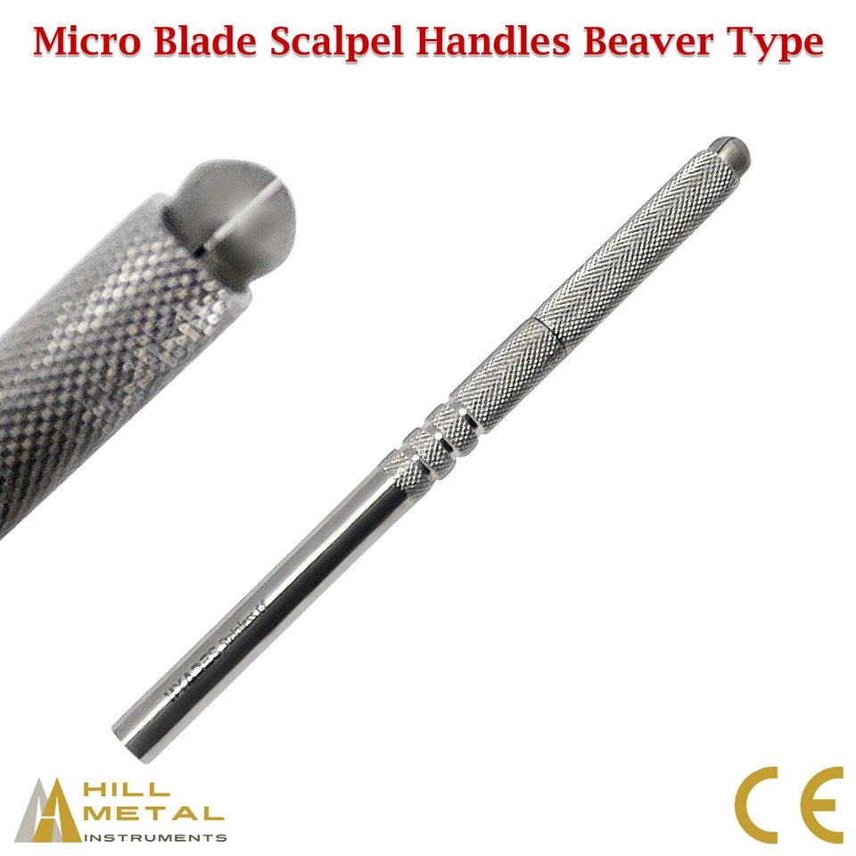 Micro Blade Scalpel Handle Beaver Type Dental Surgical Laboratory ...