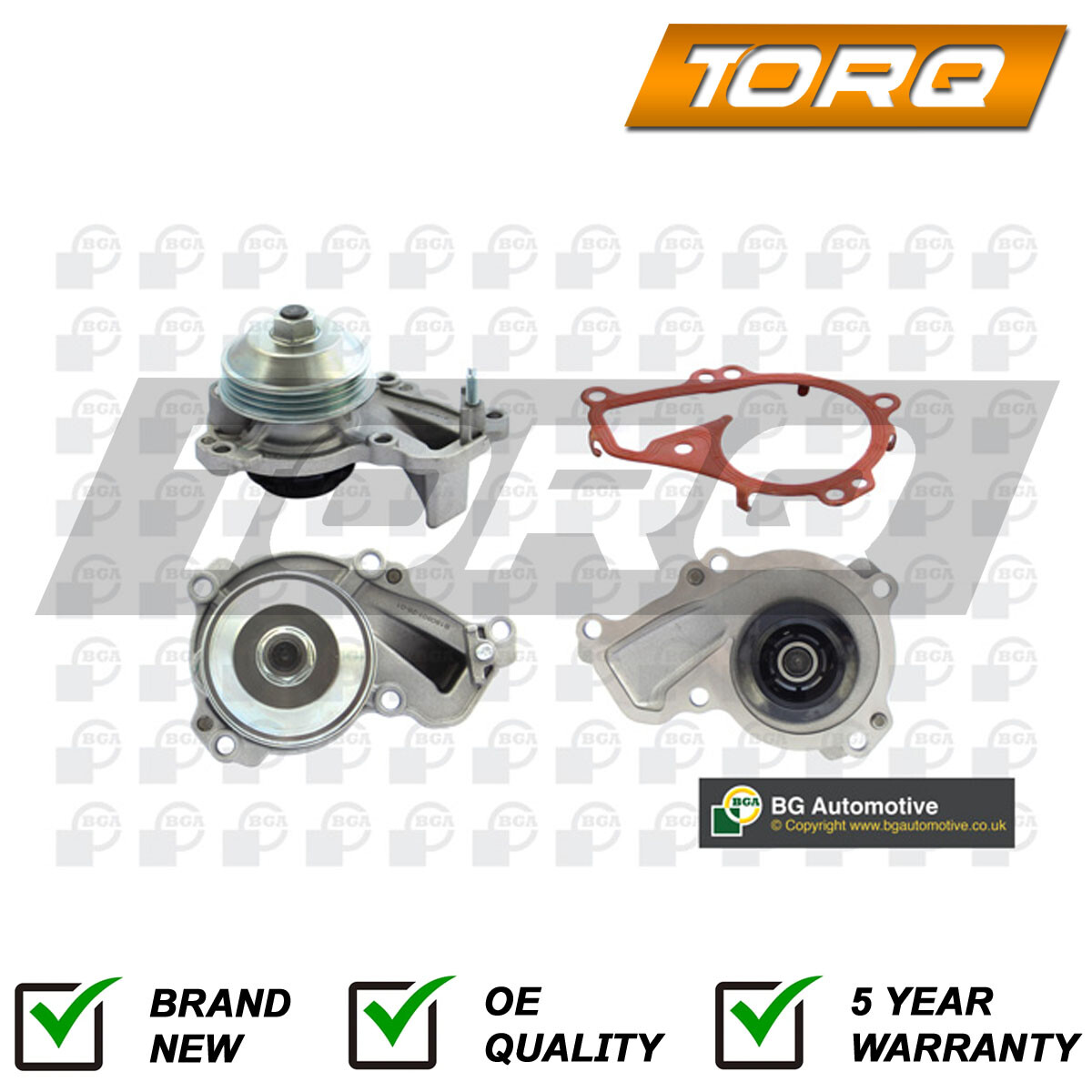 Water Pump Torq Fits Peugeot 208 2008 108 Citroen C3 C1 1.2 9803442480 ...
