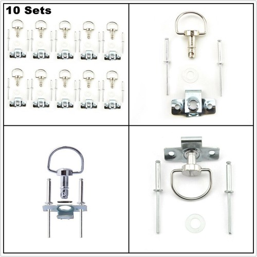1/4 Turn Race Fairing Quick Release Fasteners 10 Sets For Honda Yamaha ...