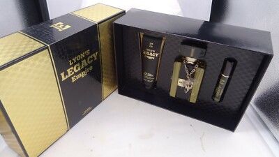 Lyons Legacy Empire For Men Gift Set 3.4 EDP & 0.5 oz EDP and 3.4oz ...