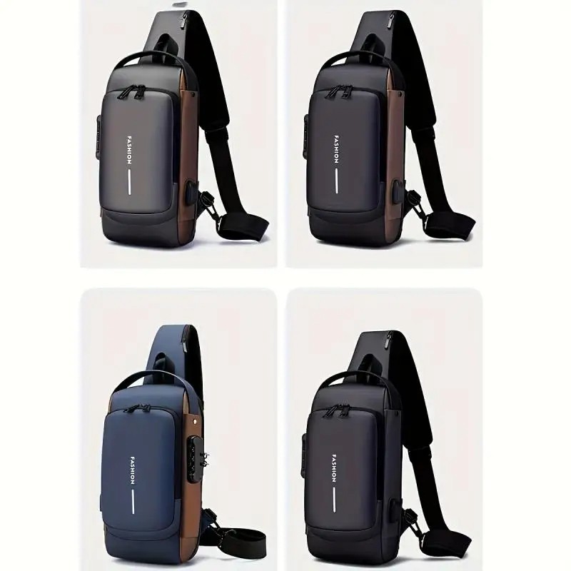 Small Bag Chest Pack Travel Shoulder Sling Sport Backpack Men Cross ...