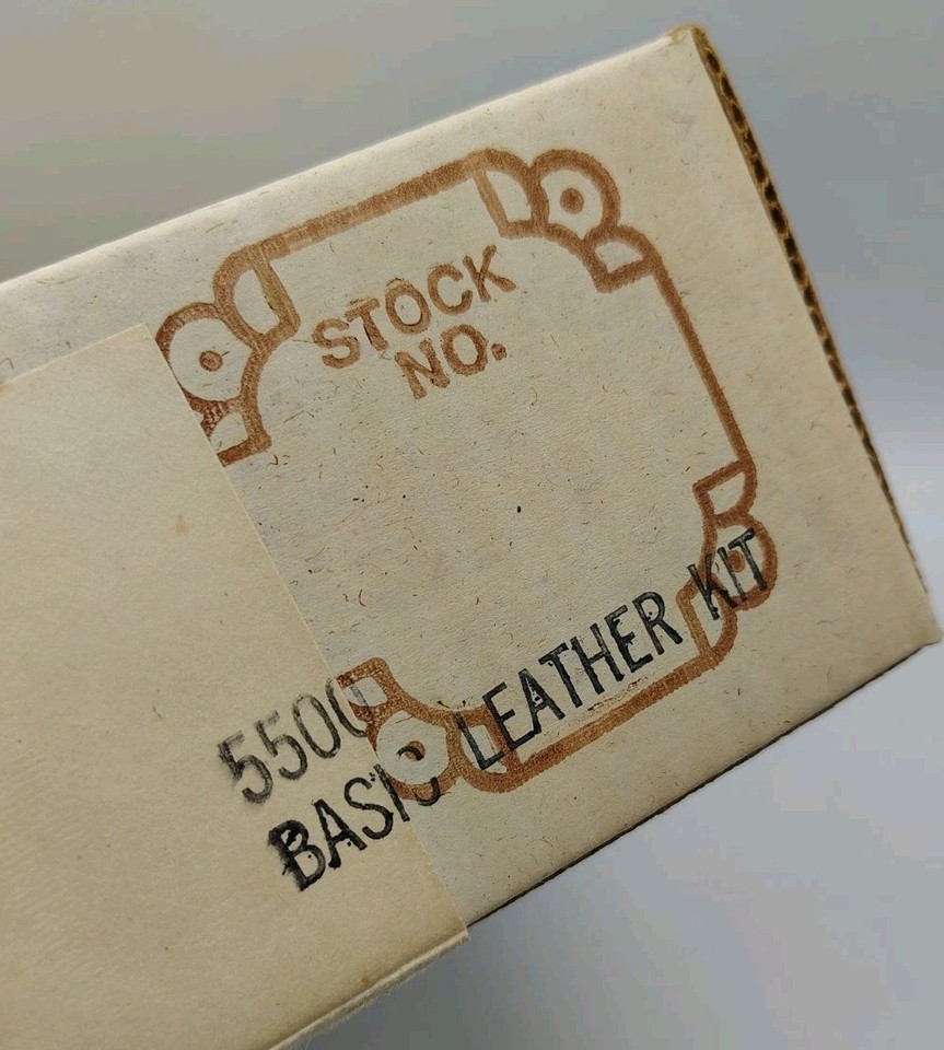 Vintage 60s Tandy Leathercraft Beginners Kit Series Genuine Leather ...