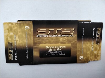 STS Good As Gold Retail Pac Phone Card Set Of 3 Unused | eBay