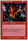 MTG: Fire Elemental [Moderately Played] 7th Edition Magic the Gathering ...