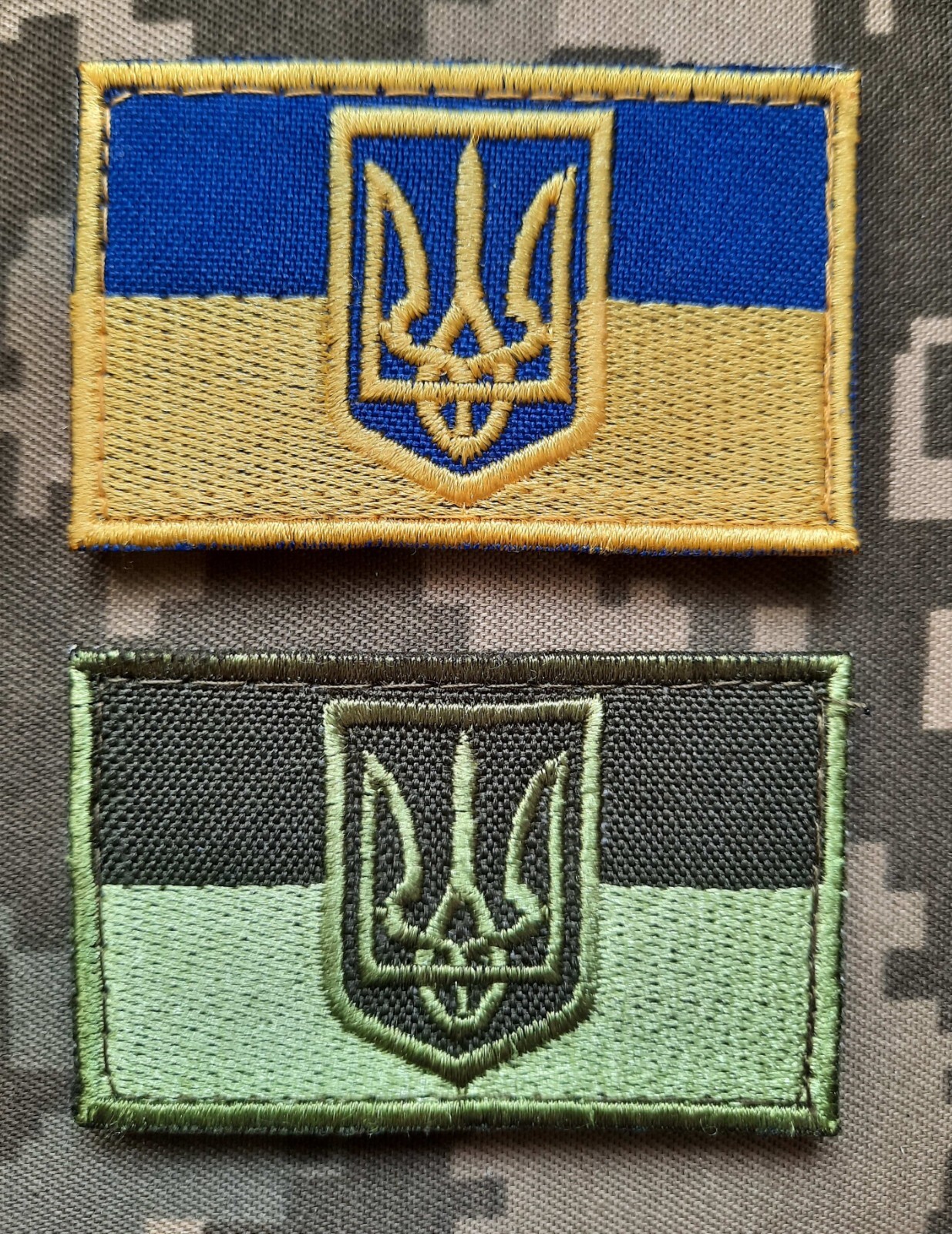 Ukrainian Army Original Morale Patch FLAG UKRAINE Tactical Badge Hook ...