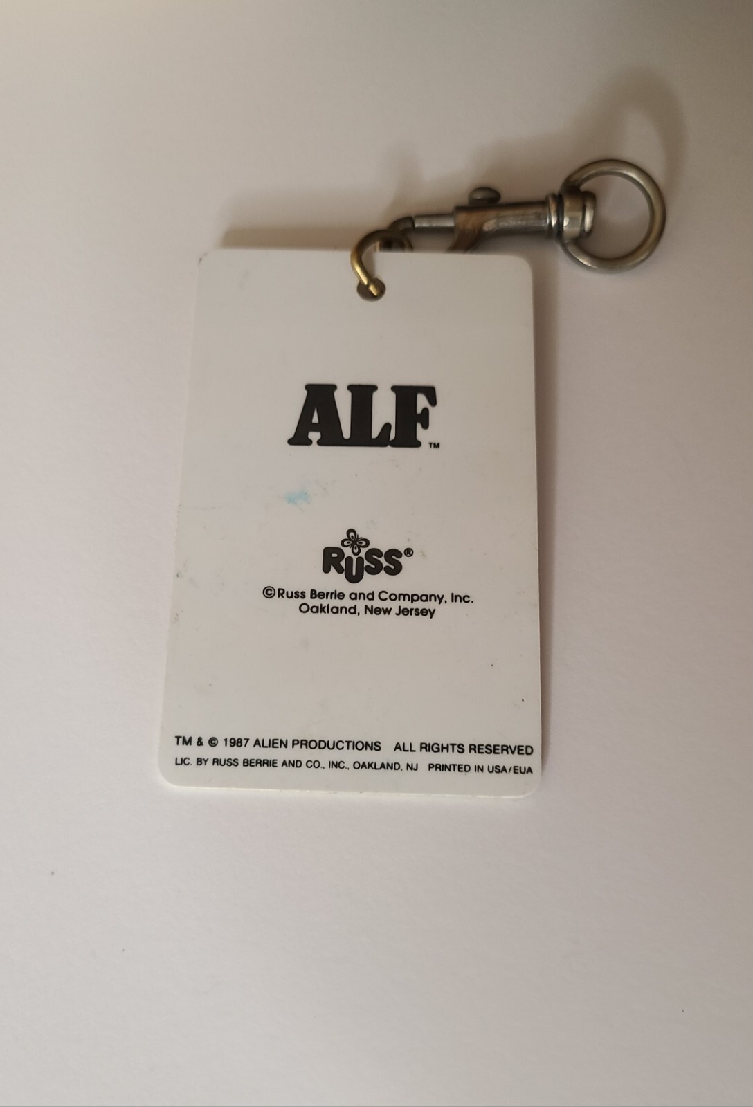 ALF Party Alien Keychain 1987 Russ Toys | eBay