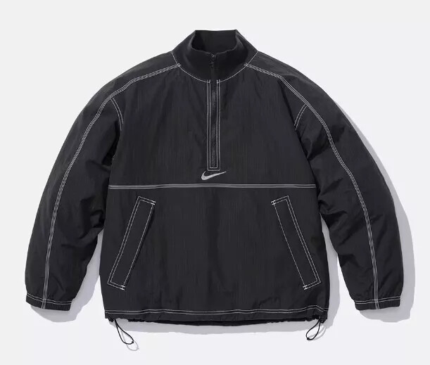 Supreme x Nike Ripstop Pullover SS24 Black White Multi 3colors Size S ...