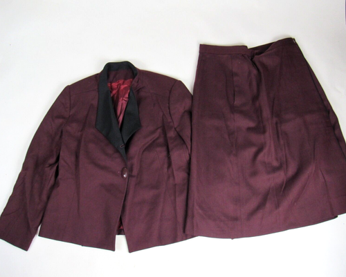 NOS NWT Vtg Raspini Women's 2pc Blazer & Skirt Suit Wool Poly Blend 70s ...