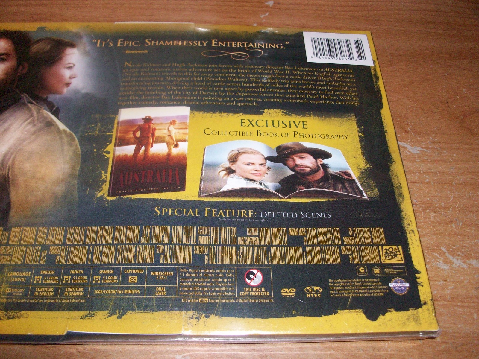Australia Exclusive 2-Pack Includes Collectible Book (DVD Movie 2009 ...