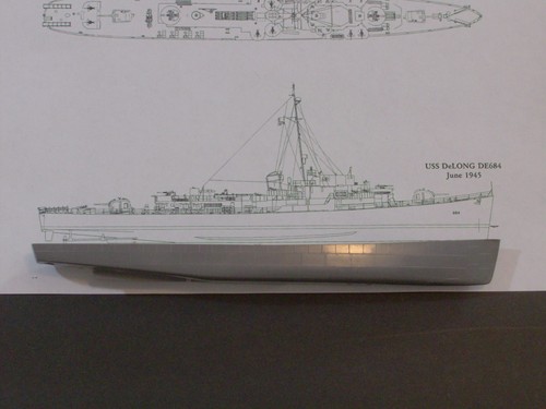 Lindberg LND 1/300 USS DeLong Destroyer ESCORT Plastic Model Kit 70863 ...