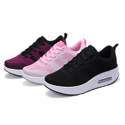 Women's Lightweight Walking Shoes Platform Non-Slip Sneaker | eBay