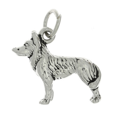 Sterling Silver Husky Sled Dog Charm or Pendant | eBay