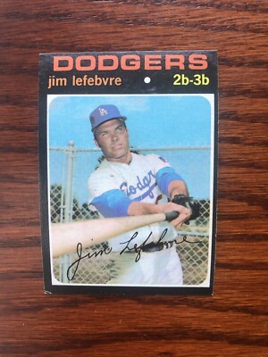 1971 Topps #459 Jim Lefebvre Los Angeles Dodgers | eBay