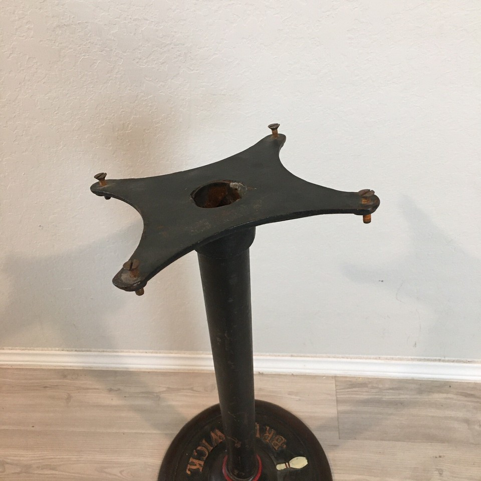 Brunswick Industrial Base - Cast Iron Bowling Scoring Table Stand | eBay