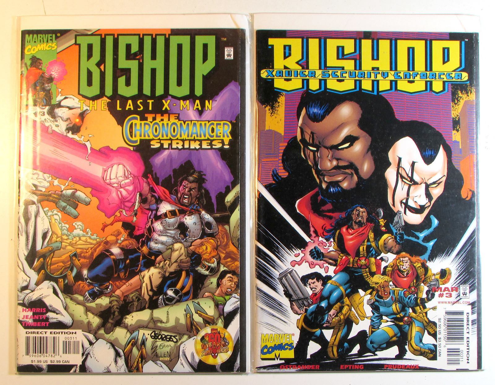 1998 Bishop Lot of 2 #Last X-Man 3, Xavier Security Enforcer 3 Marvel ...