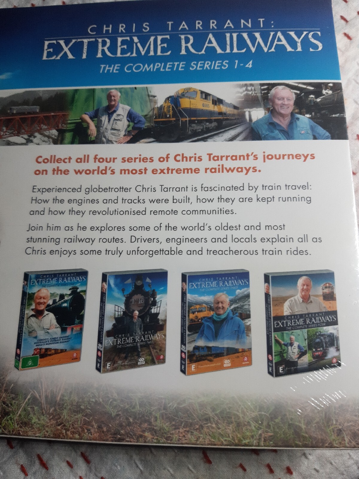 Chris Tarrant's Extreme Railways : Series 1-4 | Boxset (Limited Edition ...