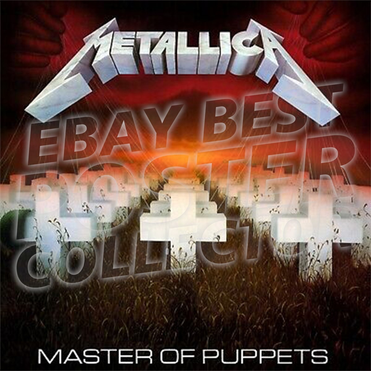 Metallica Master Of Puppets Album Cover METALLICA: MASTER OF PUPPETS