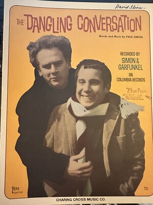 D 1966 SIMON & GARFUNKEL Sheet Music THE DANGLING CONVERSATION | eBay