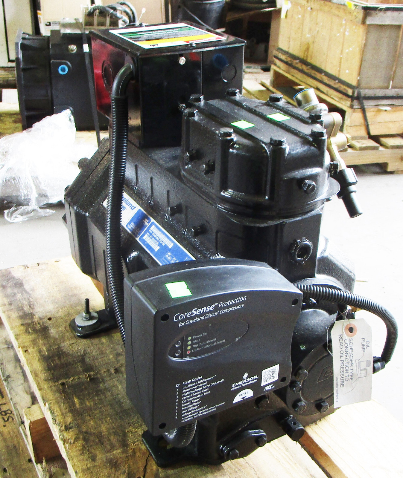 Copeland Discus w/Coresense Compressor 2DA3F23KE-TFD-C00 460V 3PH 60HZ ...