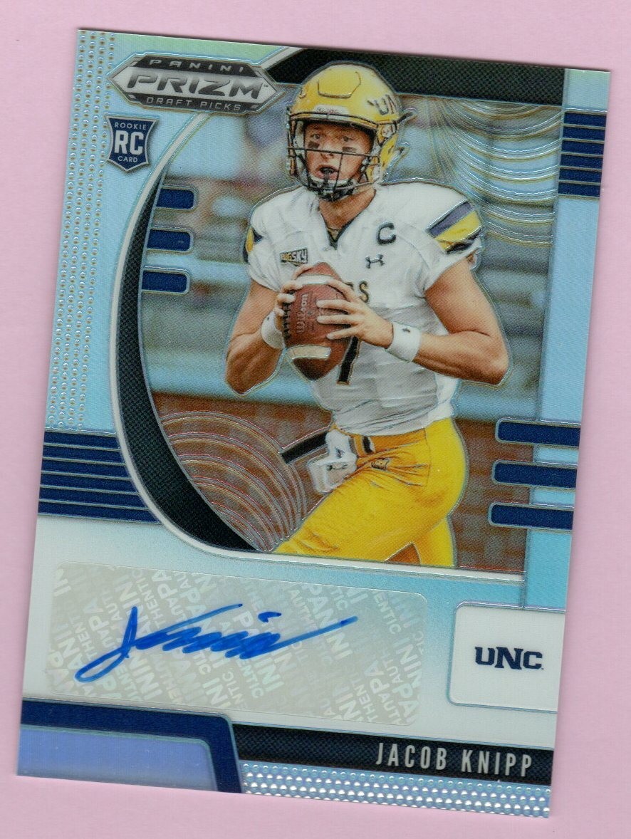 2020 Prizm Draft Picks Silver Auto Jacob Knipp #284 UNC (J723) | eBay