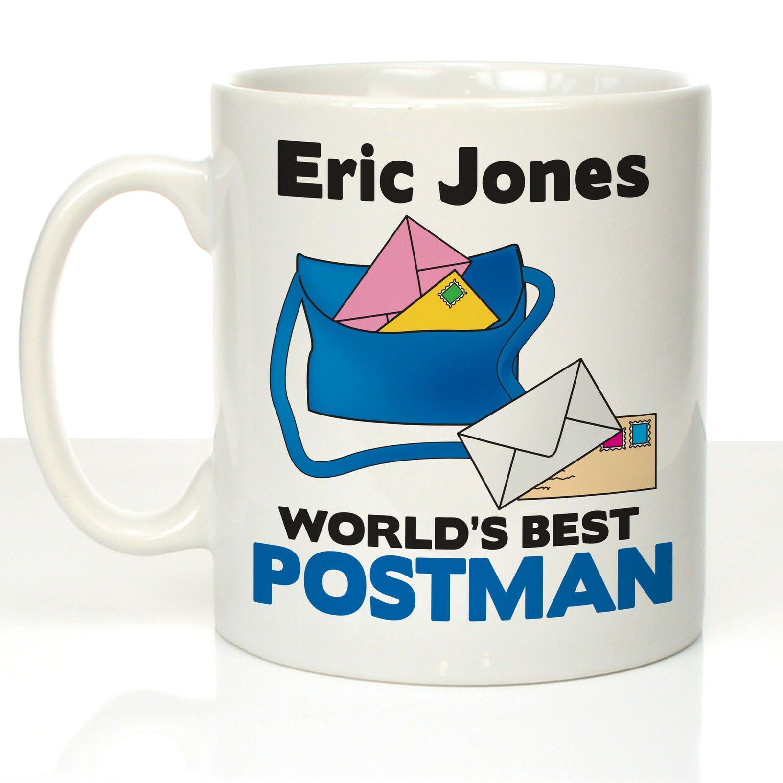 Personalised Gift Ideas For Postmen, Worlds Best Postman Mug, Best ...