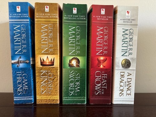 Lot Game of Thrones by George R.R. Martin Books, Set of 5 pb | eBay