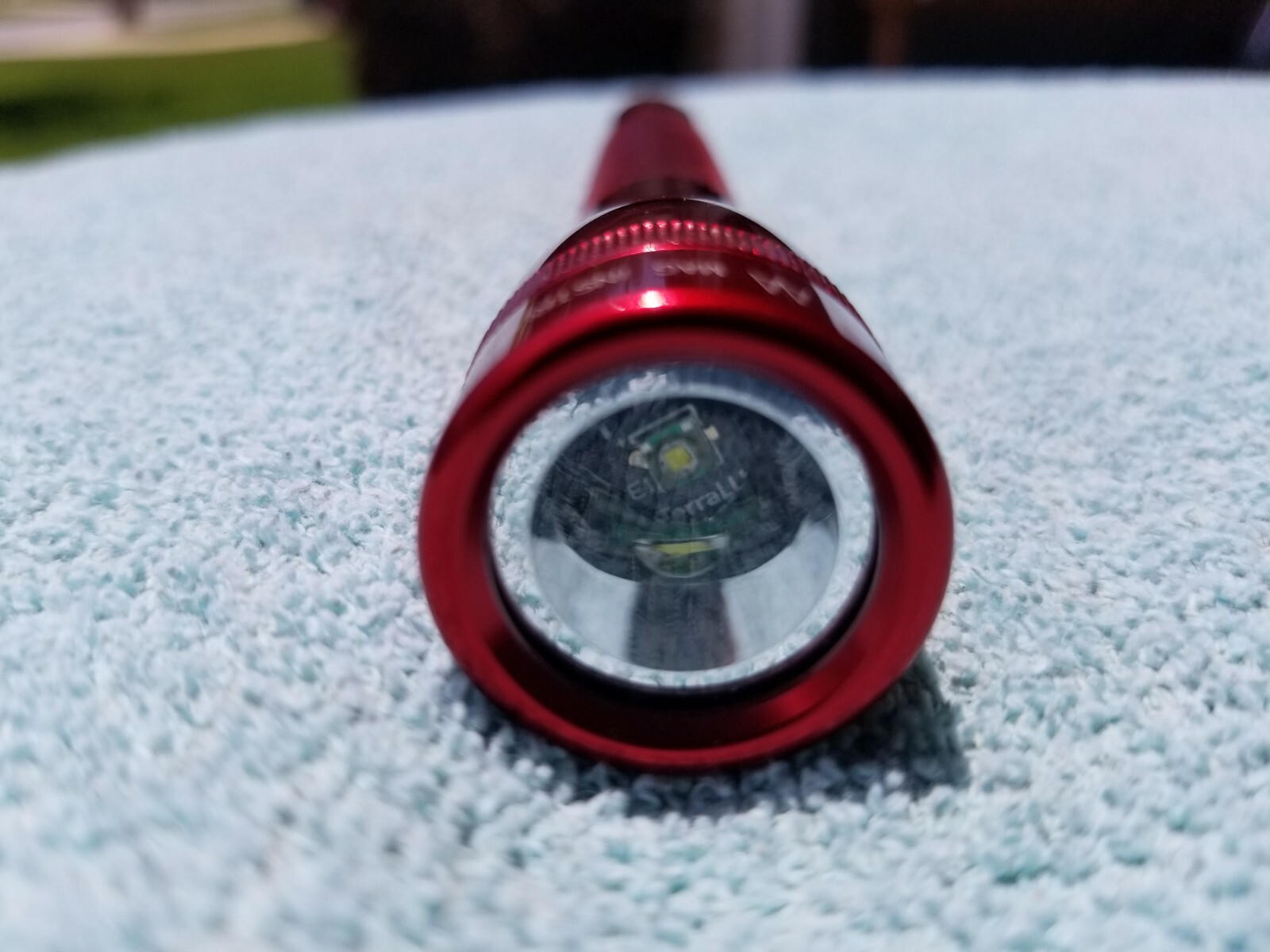 Maglight Mini Mag w/ LED upgrade and holster | eBay