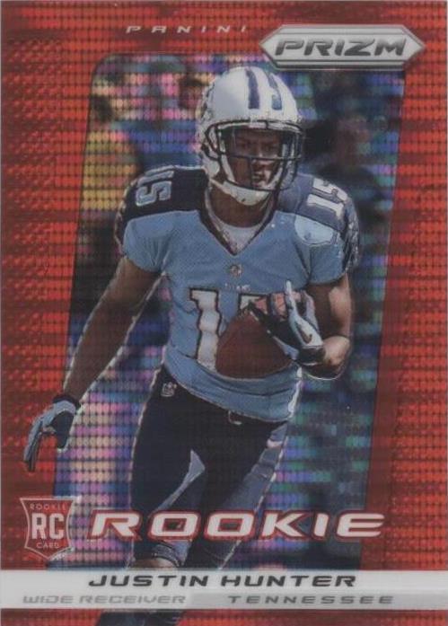 2013 Panini Prizm - Rookie Justin Hunter #251 Red Pulsar Prizm (RC) for ...