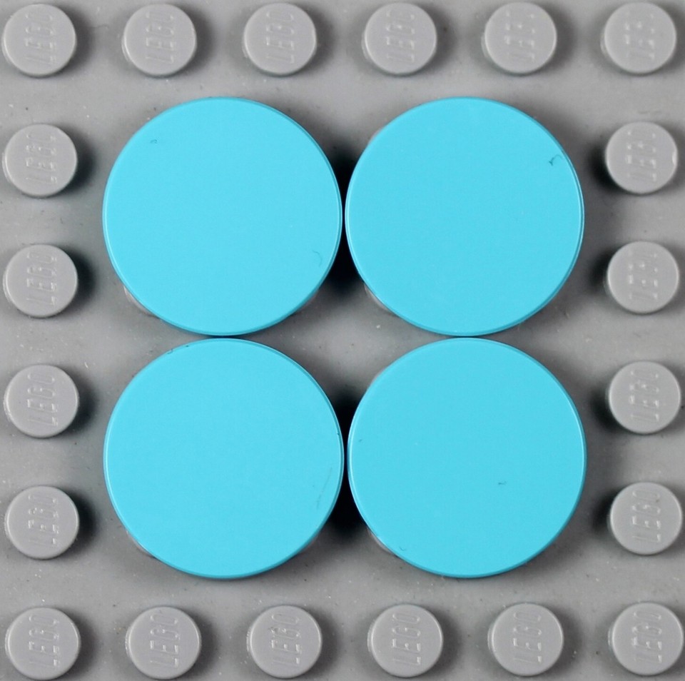 LEGO - 2x2 Round Tiles - PICK YOUR COLORS - Smooth Finishing Plate Flat ...