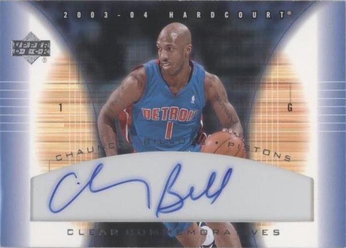 2003-04 Upper Deck Hardcourt - Clear Commemoratives Chauncey Billups # ...