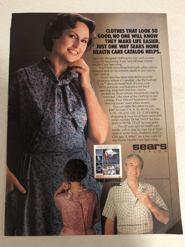 1983 Sears Clothing Print Ad Vintage Advert pa12 | eBay
