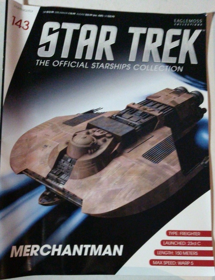 Star Trek Starships Collection #143 & 144 Eaglemoss Die-cast Replica ...