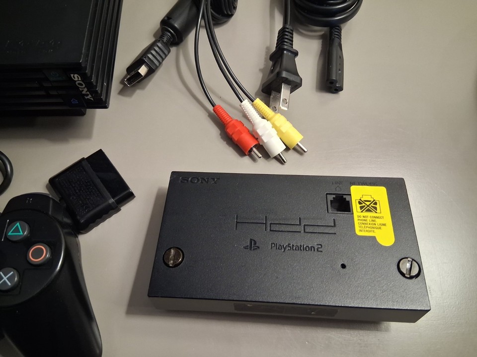 Sony PlayStation 2 PS2 Fat Console W/ Controller Cables Game + Extras ...