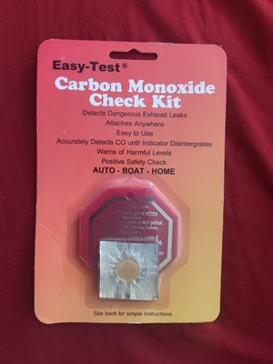 Easy-Test Carbon Monoxide Check Kit For Auto, Home, And Home; New | eBay