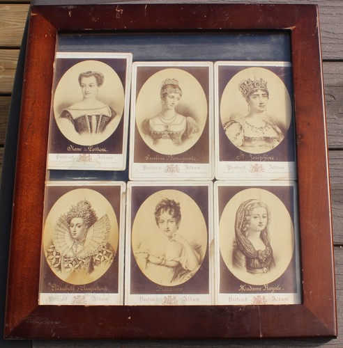 Antique 6 CDV CHARLES JACOTIN PARIS French Aristocrats Cabinet Cards W ...