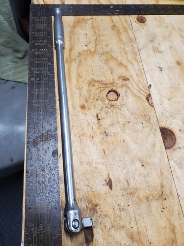 Snap On SN18M 1/2” Drive 18in Long Chrome Breaker Bar USA VTG | eBay
